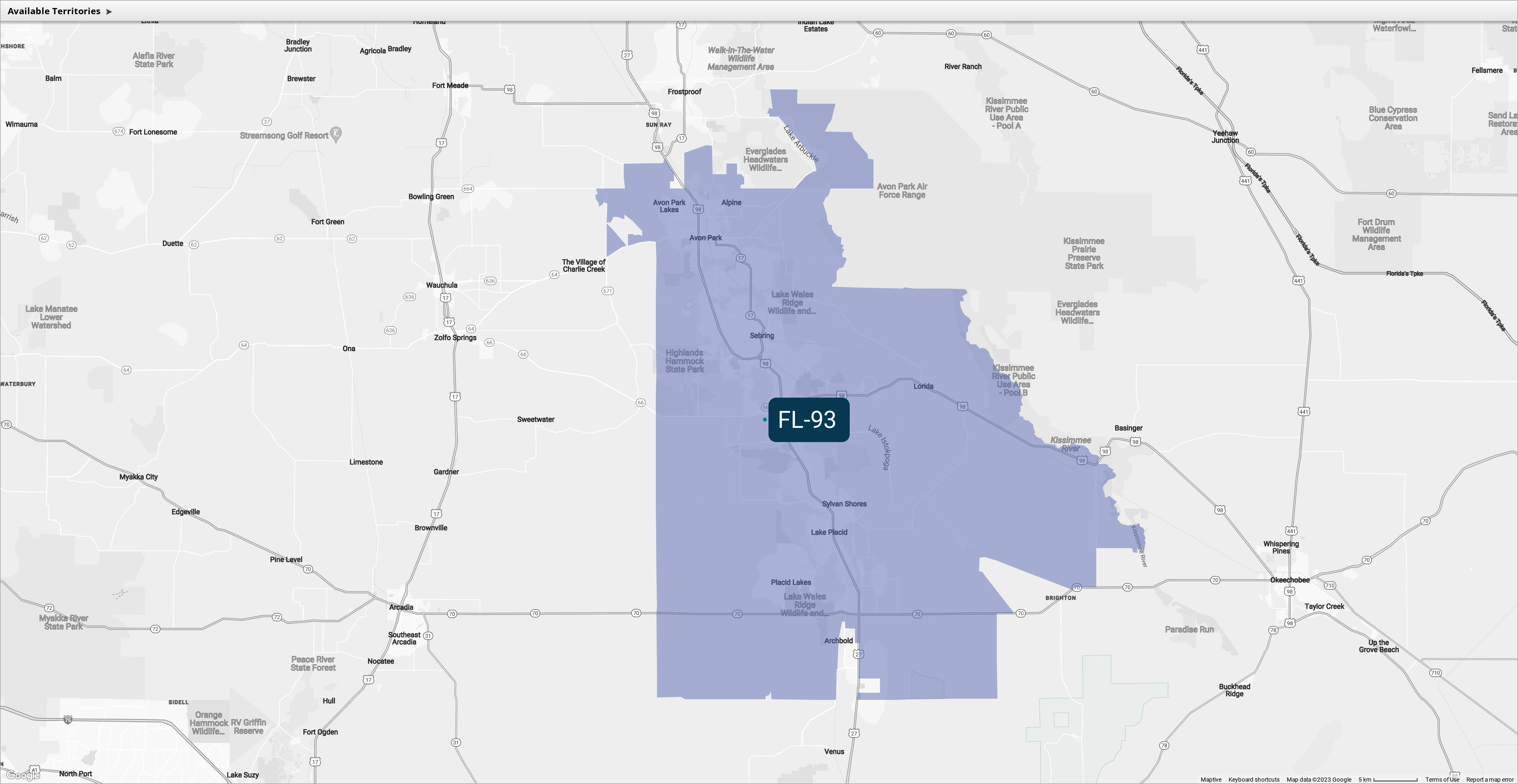 Sebring Fl Zip Code Map - Map